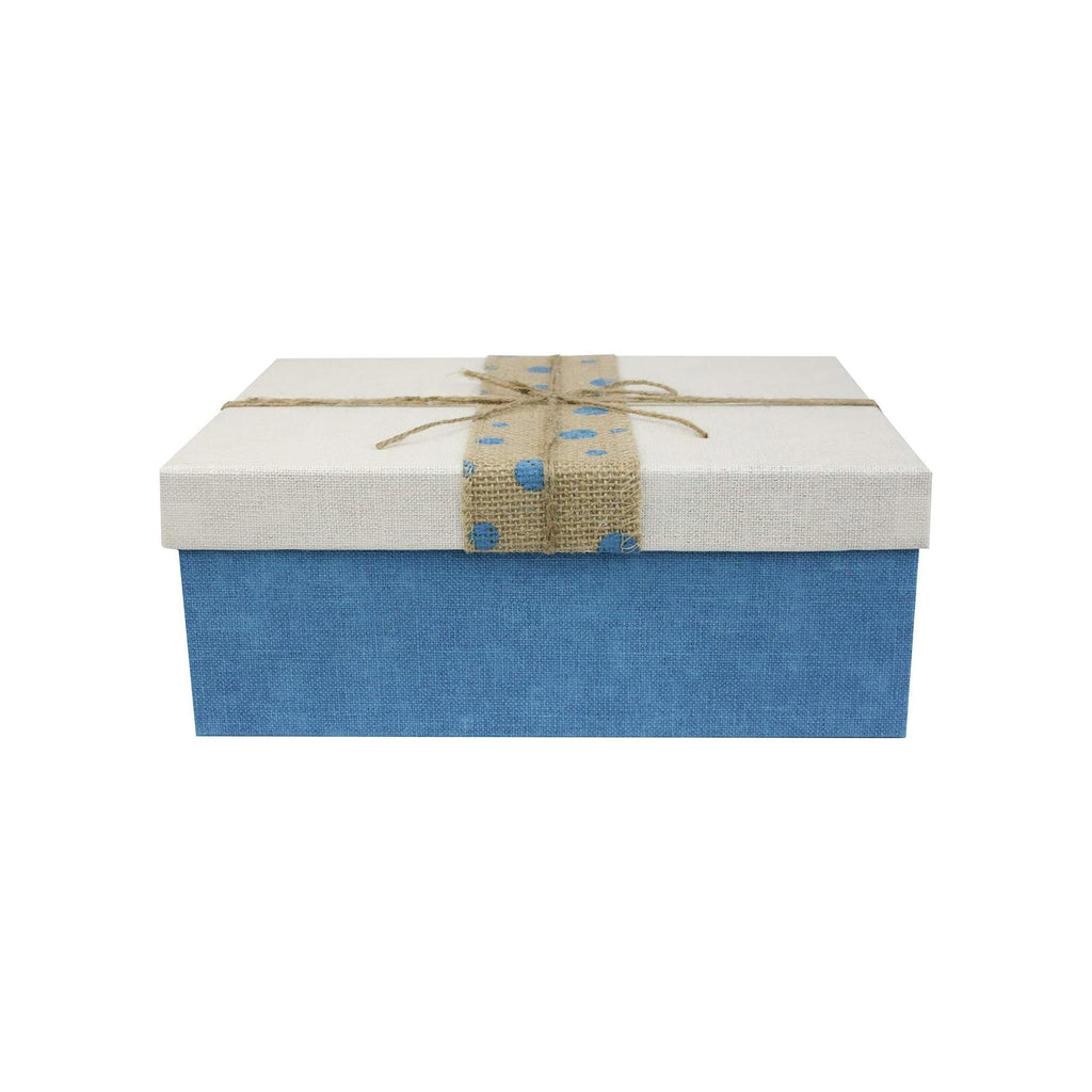Luxury Blue Gift Box with White Lid | Perfect Presentation – Trade Emartbuy